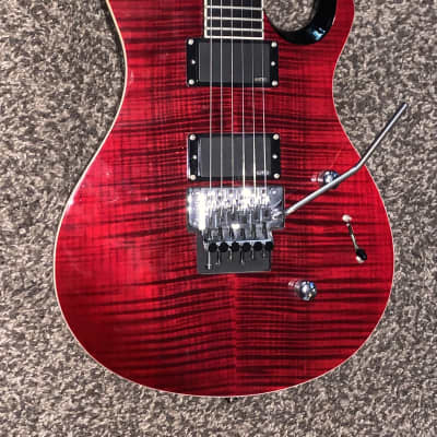 PRS Se torero Trans red emg pickups Floyd rose electric | Reverb