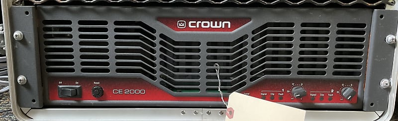 USED Crown CE2000 2-Channel Power Amplifier CG0055H | Reverb