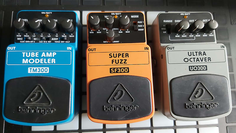 Behringer Amp Modeler, Super Fuzz And Ultra Octaver | Reverb