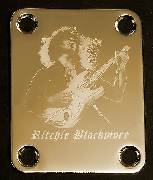 GUITAR NECK PLATE Custom Engraved Etched - Fits | Reverb Australia