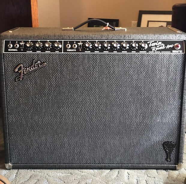 Fender GB Twin Reverb George Benson Tube Amp Black & Silver | Reverb