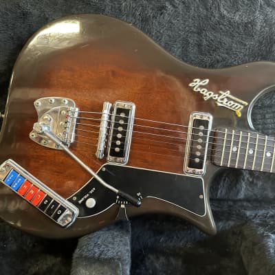 Hagstrom Impala 1967 - Mahogany Sunburst | Reverb