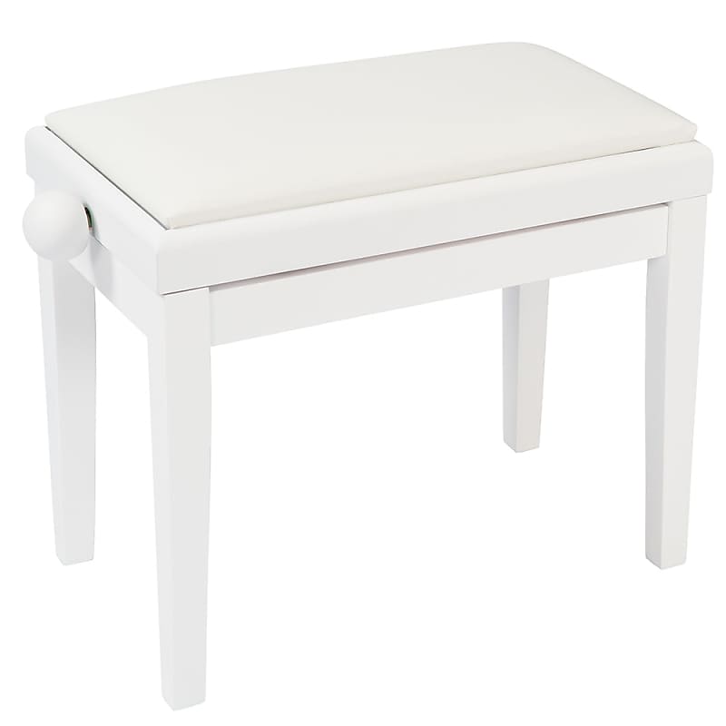 Kinsman Adjustable Piano Bench ~ White | Reverb