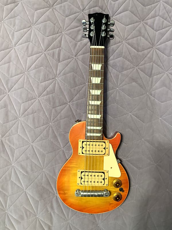Chandler Mini Les Paul 1990s - Orange Sunburst, Very Rare, | Reverb