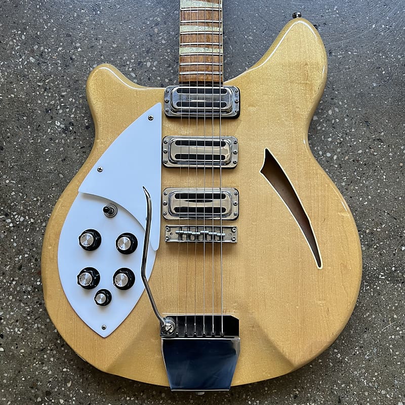 Rickenbacker 375 Left Handed Refin 1967 - Mapleglo | Reverb