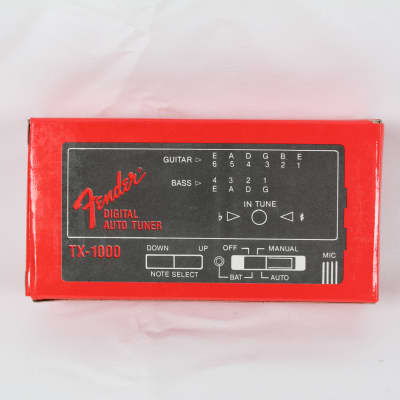 Fender TX-1000 Digital Tuner | Reverb