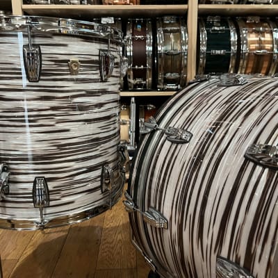 Ludwig Custom Finish 3pc Maple Classic Cacao Strata | Reverb