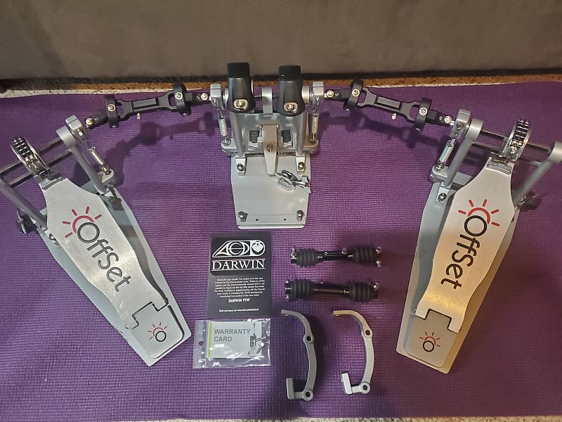 Offset Eclipse Double bass pedal with ACD Unlimited | Reverb