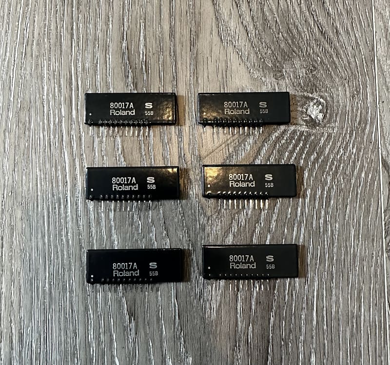 Roland Juno-106 Set of 6 80017A VCF / VCA Modules | Reverb