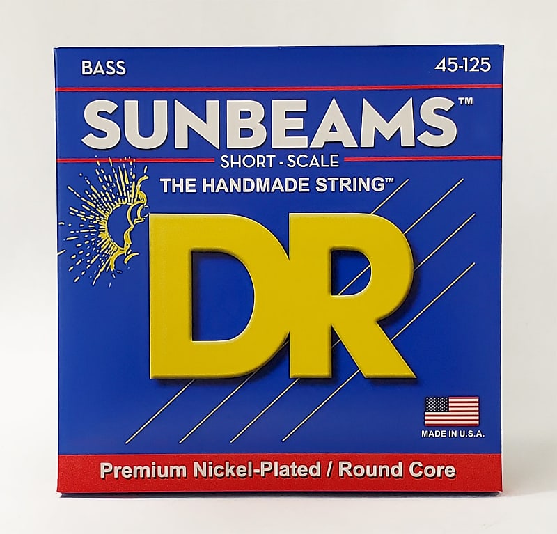 DR SNMR5-45 Sunbeams Bass Strings, 5-String 45-125, Short | Reverb UK