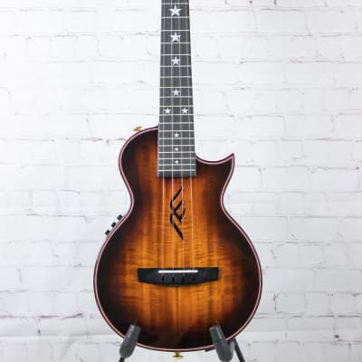 Enya Feng E Signature Solid Acacia Tenor Acoustic-Electric | Reverb