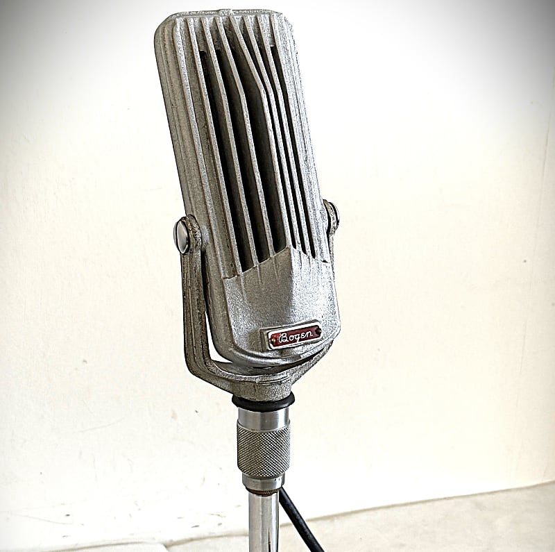 Awesome 1930's Bogen Model MS RIBBON Microphone, customized | Reverb