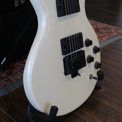 Epiphone LP-2 PW 1980s Pearl White w/ Steinberger Saddle | Reverb