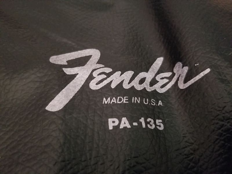 Fender Model P.A. 135 Amp Head Cover 1970s Black Vinyl | Reverb
