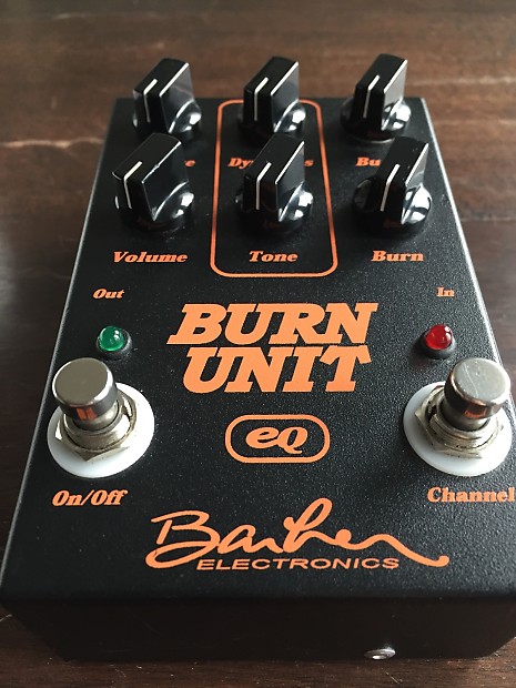Barber Burn Unit EQ Black and Orange | Reverb