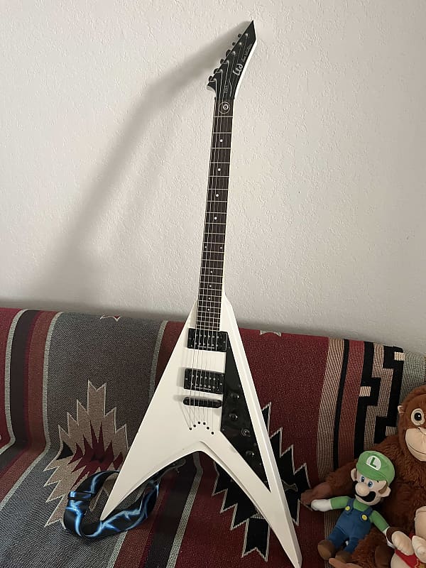 ESP LTD Dave Mustaine Signature DV8-R dv8r Flying V Guitar | Reverb