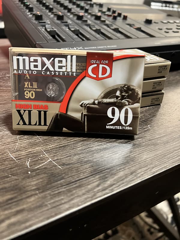 Maxell XL-II 90-minute Blank Audio Cassette - 5 Pack! 1990’s | Reverb