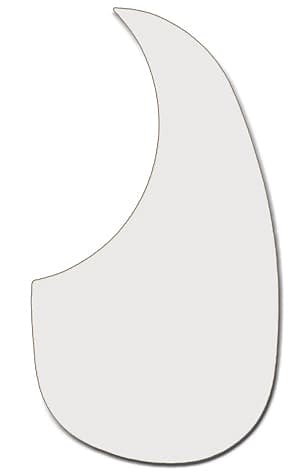 SCRATCHPLATE TEARDROP STYLE CLEAR | Reverb