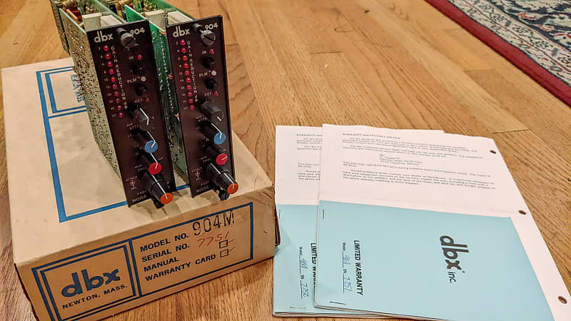 (2) PERFECT dbx 904 Gate/Expanders, Serial# 7750 & 7751, | Reverb