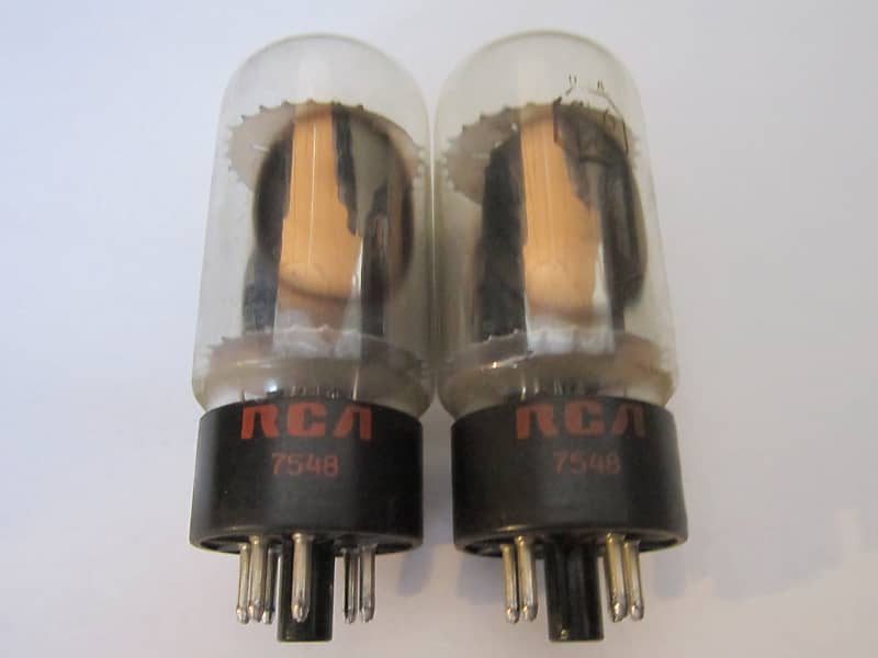 RCA 6L6GC Vintage Blackplate Matched Pair #1 | Reverb