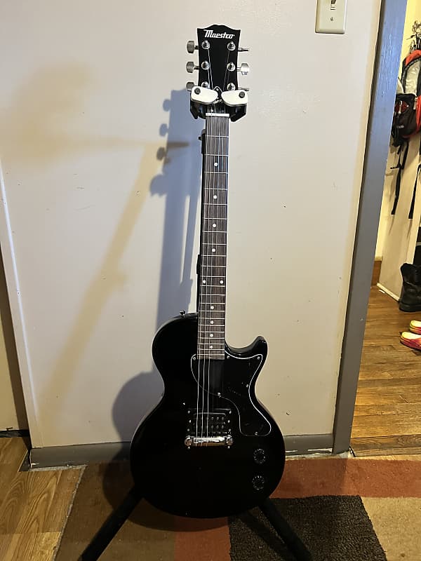 Gibson Maestro Les Paul Jr - Black | Reverb