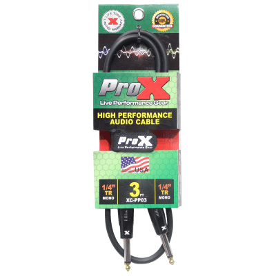 10 Patch Cables 3 ft 1/4" to 1/4" Unbalanced High Performance | Reverb