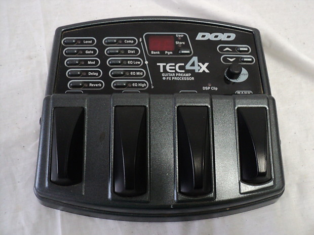 DOD TEC4x Guitar Preamp Multi-Effects Processor FX Effects | Reverb