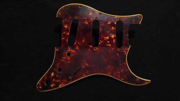 Spitfire Relic Tortoise Shell Stratocaster Pickguard Vintage | Reverb