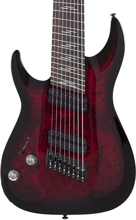 Schecter Omen Elite-8 Multiscale Left-handed 8-string | Reverb