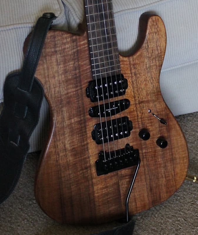 Custom Telecaster KOA Hand Rubbed HSH w/Coil Tap 24 fret | Reverb