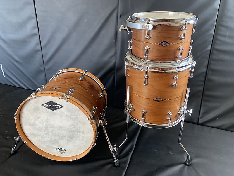 Craviotto Walnut Be-Bop Kit | Reverb