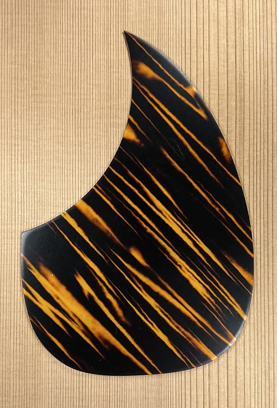 Holter Pickguards - Custom Fire Stripe OM Acoustic Pickguard | Reverb