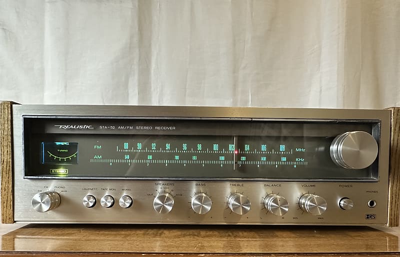 Realistic STA-52 AM/FM Stereo Receiver – Recapped & Upgraded | Reverb