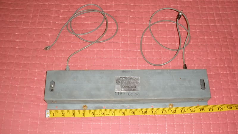 Vintage Gibbs spring reverb tank pulled from a Hammond organ. | Reverb