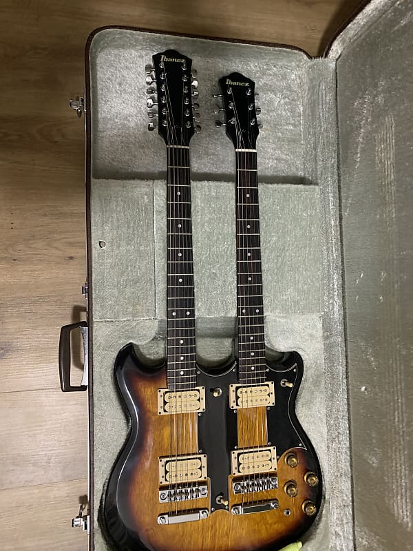 Ibanez Double neck, 12 string and six String 1979 - Excellent | Reverb