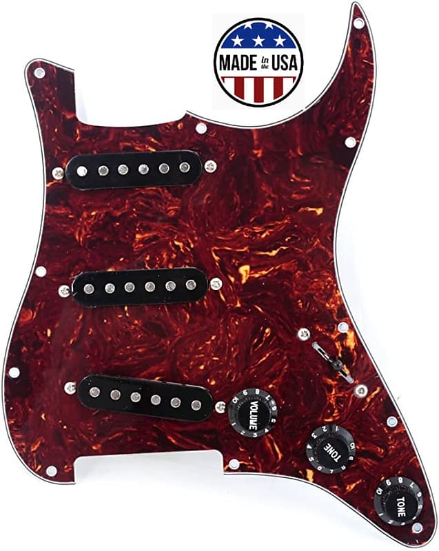 USA Made Loaded Strat Pickguard Handwound Pickups | Reverb