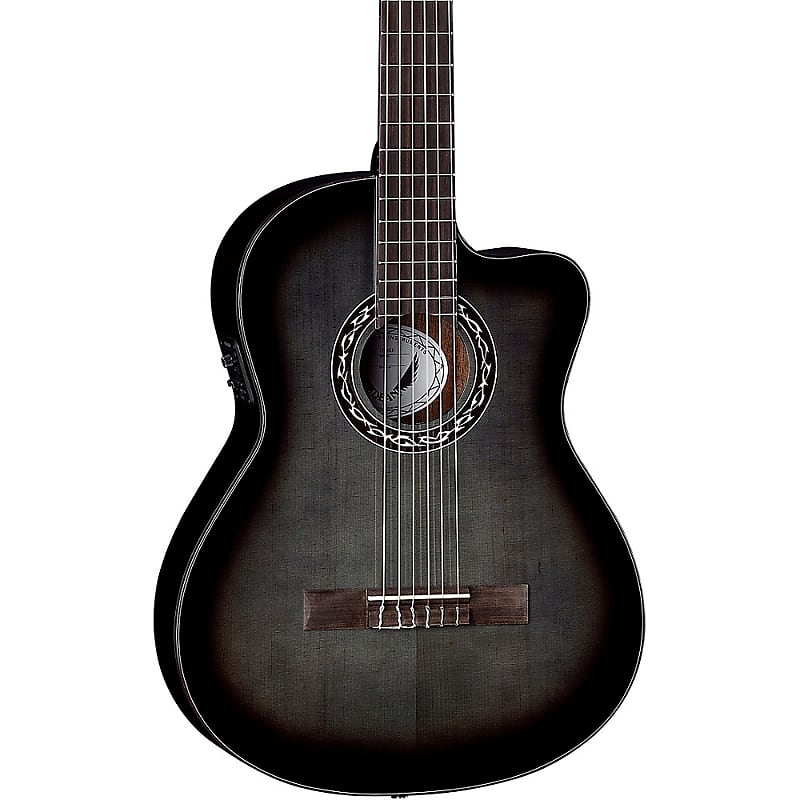 Dean Espana Classical Acoustic-Electric Guitar Black Burst | Reverb