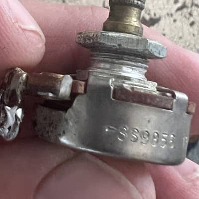 1968 Fender Stratocaster CTS volume pot very rare 1969 | Reverb