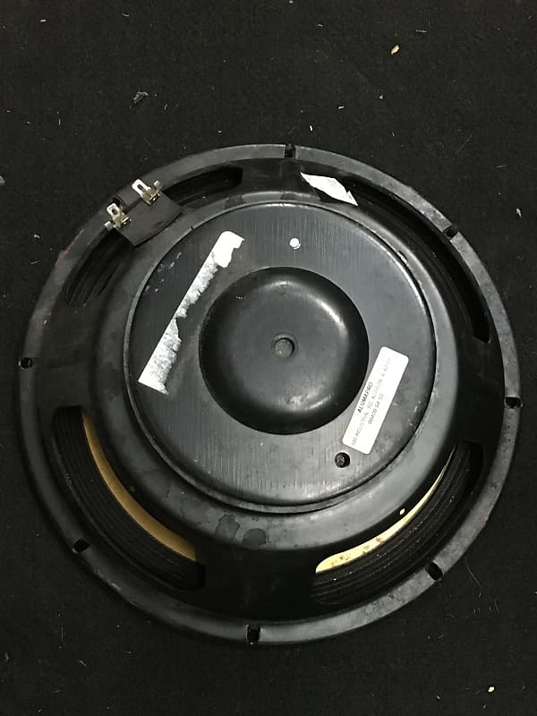 AlumaPro 10 inch woofer speaker 4 ohms 1990s Black yellow | Reverb