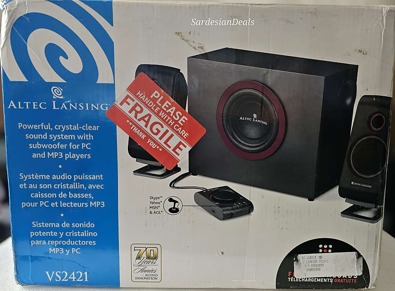 Altec Lansing VS2421 SPEAKER SYSTEM SUBWOOFER in Original | Reverb
