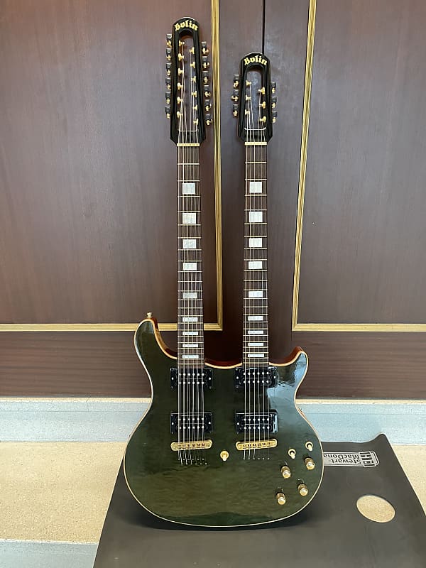 Bolin Guitars 12/6 Double Neck Electric Guitar 2007 - Maple, | Reverb