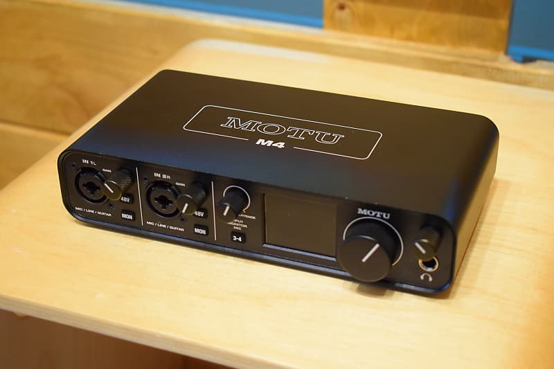 MOTU M4 4-In / 4-Out Studio Quality USB-C Audio Interface | Reverb