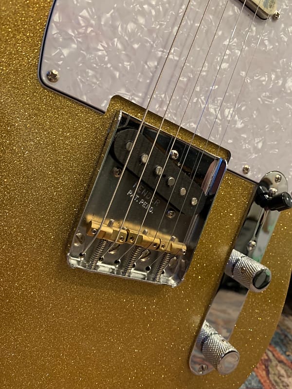 Fender Telecaster Gold Sparkle Nitro Custom Build | Reverb