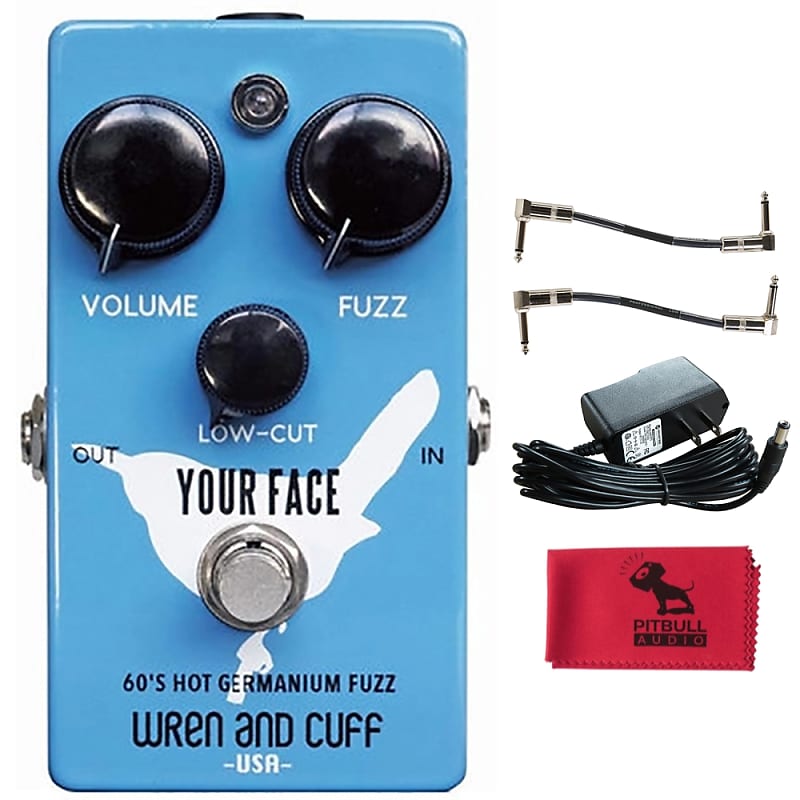 Wren and Cuff Your Face 60's Germanium Fuzz Pedal w/ Power | Reverb