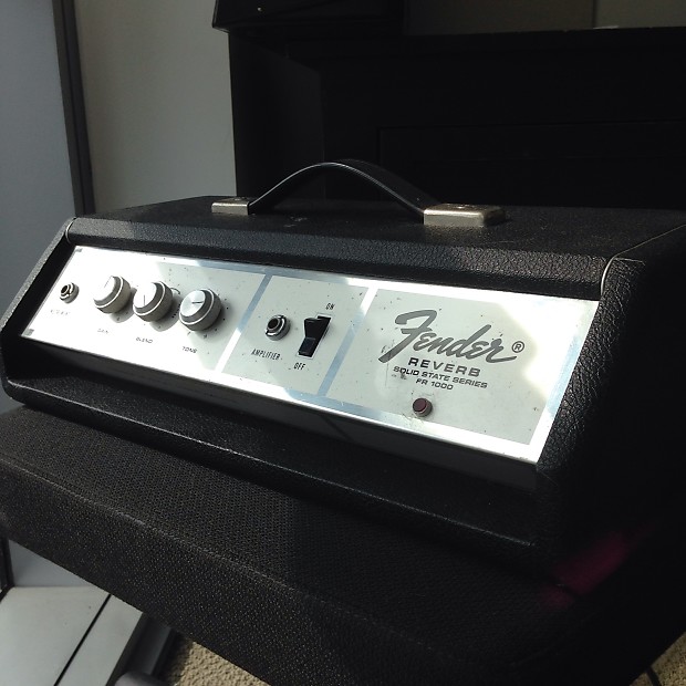 1968 Fender FR 1000 Silverface Solid State Spring Reverb Tank | Reverb