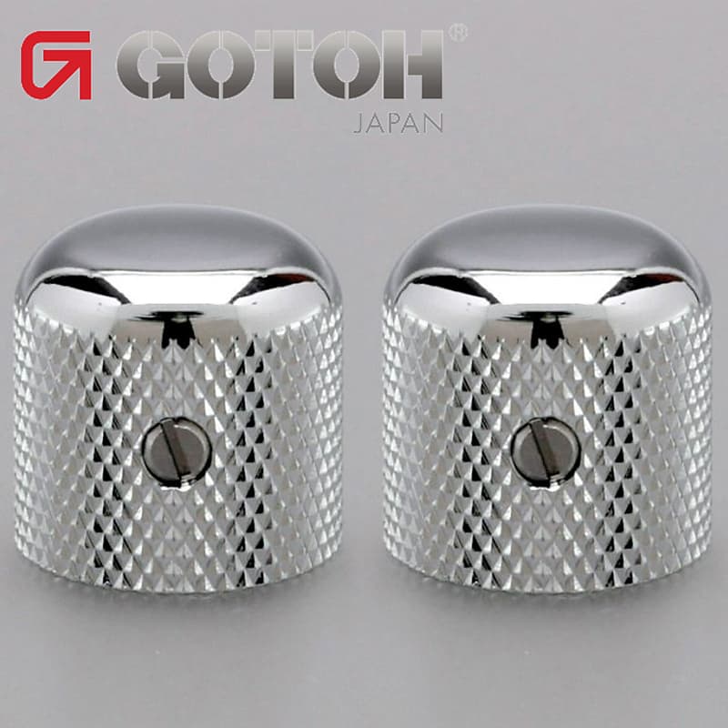 NEW (2) Gotoh VK1-18 - Control Knob - DOME - Bass, Guitar - | Reverb