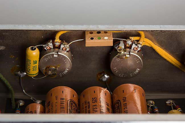 Domino Caps Domino Caps for vintage Fender Amps RARE | Reverb