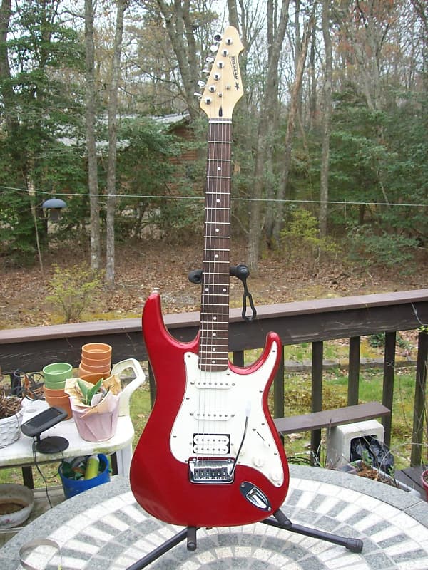 Astron Strat, Stratocaster Style Pro Grade Candy Apple Red | Reverb