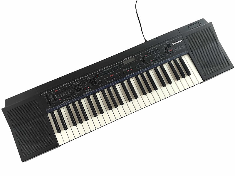 1986 Technics K350 PCM Keyboard Vintage Synth & Drum Machine | Reverb