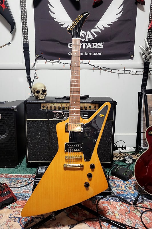 Epiphone '58 Korina Explorer Aged Natural 2020 w/HSC | Reverb